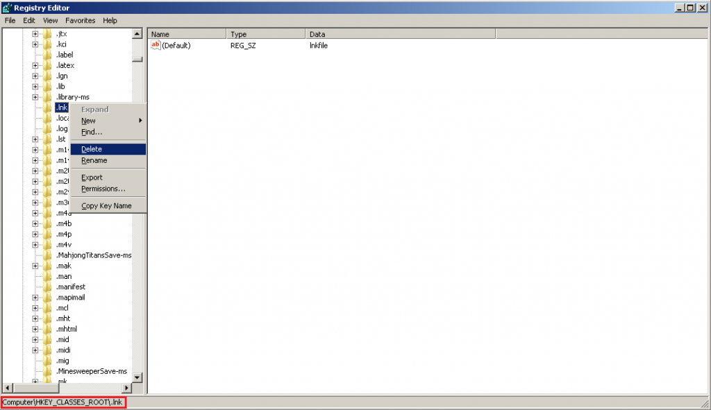 How to delete a file association in Windows 7 - Jesin's Blog How to delete a file association in Windows 7 - Jesin's Blog